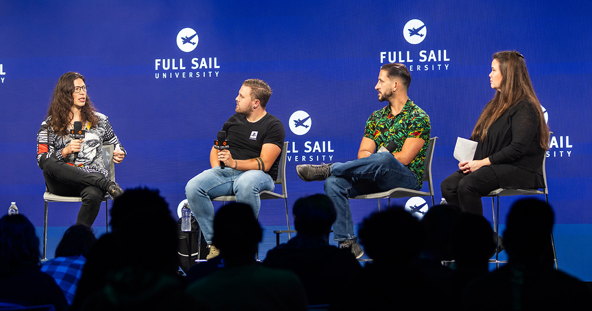 Grads Share Industry Insights in Game Development Panel